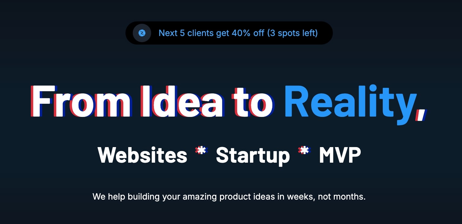 SpiderBuild - Build your MVP/Startups in weeks.